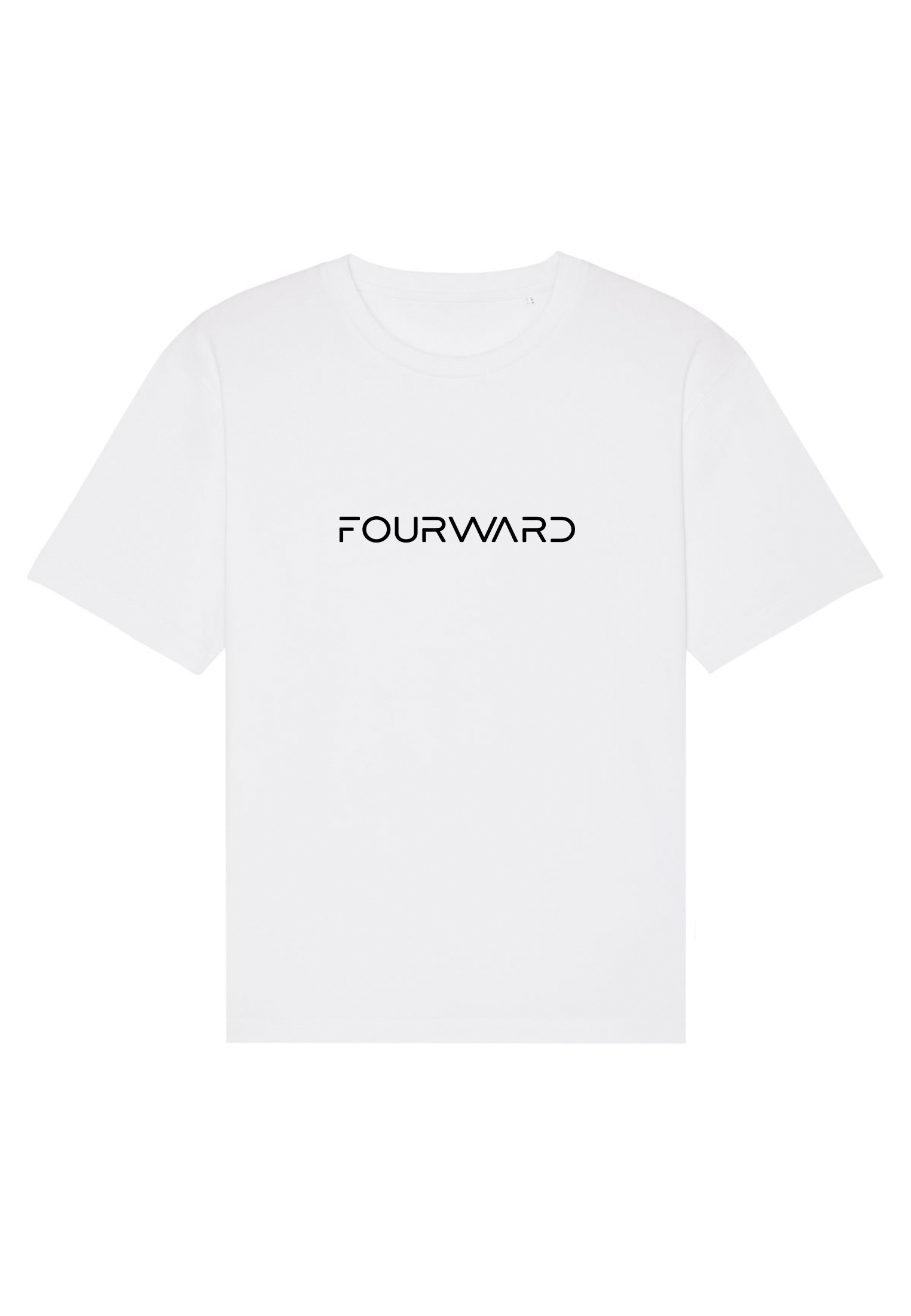 FOURWARD OVERSIZE SHIRT CLASSIC LOGO WHITE – LEFTKISS